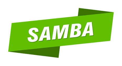 Samba sticker samba label Royalty Free Vector Image