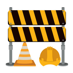 Empty construction sign Royalty Free Vector Image