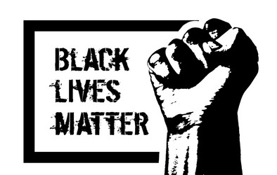 Black lives matter drawing hand 8 Royalty Free Vector Image