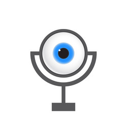 Child with autism avoiding eye contact flat Vector Image