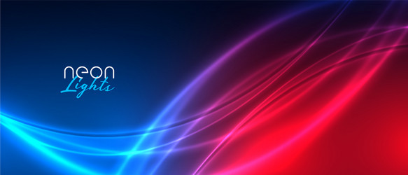 Cyberpunk light trails effect neon streaks Vector Image