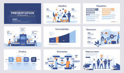 Infographics slide template design Royalty Free Vector Image