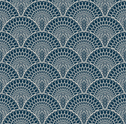 Striped pattern in cream and blue color Royalty Free Vector