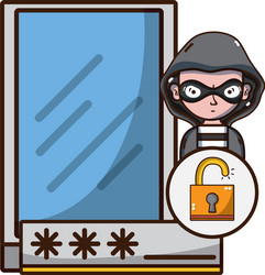 Threat Cartoon Cybersecurity Vector Images (over 410)