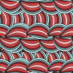 Horizontal seamless texture with waves Royalty Free Vector