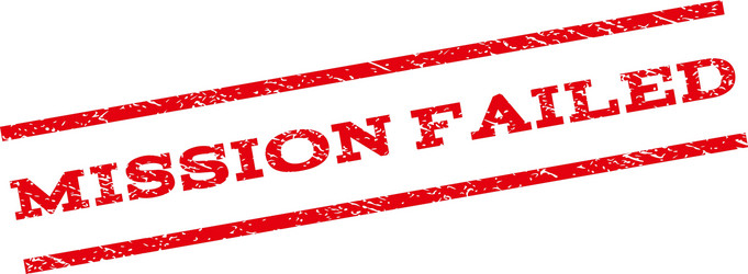 Mission accomplished watermark stamp Royalty Free Vector