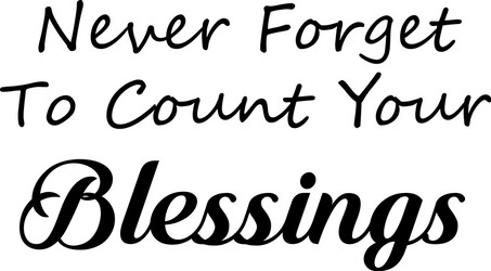 Count Your Blessings Vector Images (34)
