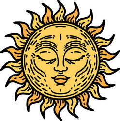Sun Tattoo Vector Images (over 13,000)