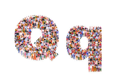 202211 people word 25 Royalty Free Vector Image