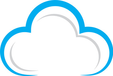 Cloud logo Royalty Free Vector Image - VectorStock
