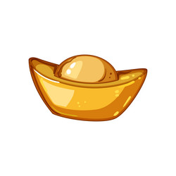 Culture yuan bao cartoon Royalty Free Vector Image