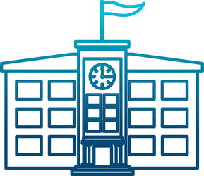 School building symbol Royalty Free Vector Image