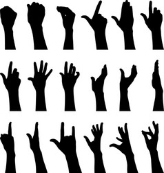 Sign language Royalty Free Vector Image - VectorStock