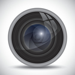 Camera shutter aperture Royalty Free Vector Image