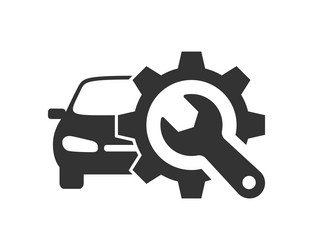 Auto service sign car repair logo eps Royalty Free Vector