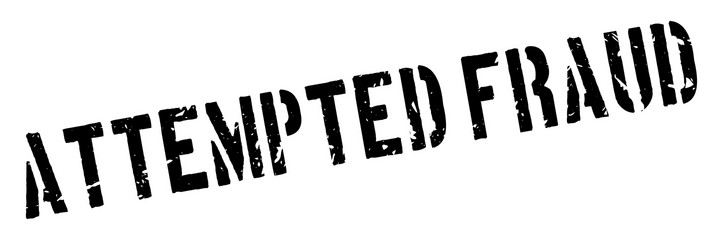Attempted fraud rubber stamp Royalty Free Vector Image