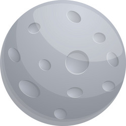 Cheese moon icon cartoon style Royalty Free Vector Image