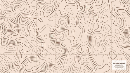 Topographic world map for your design Royalty Free Vector