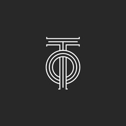Two Letter Logo Monogram Vector Images (over 2,000)