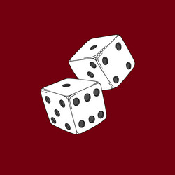 Dice Cartoon Two Vector Images (over 250)