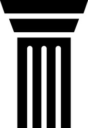 Pillar art icons Royalty Free Vector Image - VectorStock