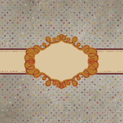 Vintage pattern card Royalty Free Vector Image