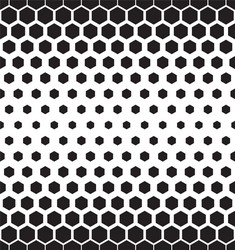Seamless halftone honeycomb gradient Royalty Free Vector