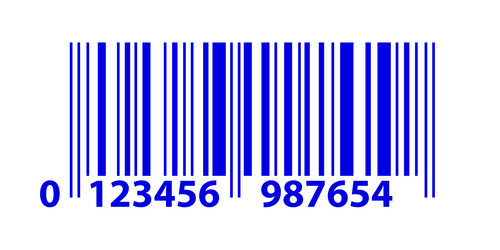 Ean code sticker linear barcode abstract product Vector Image
