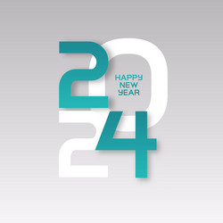 Happy new year 2024 Royalty Free Vector Image - VectorStock