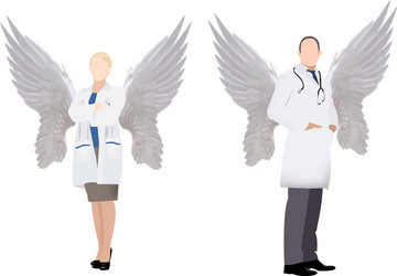 Nurse Angel Vector Images (78)