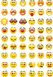 Emoticon Shame Vector Images (over 150)