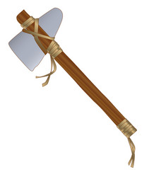 Native american tomahawk Royalty Free Vector Image