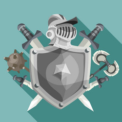 Knight emblem knight emblem Royalty Free Vector Image