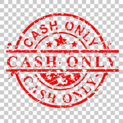 Cash Only Pay Rubber Stamp Vector Images (over 180)