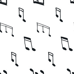 Music seamless background Royalty Free Vector Image