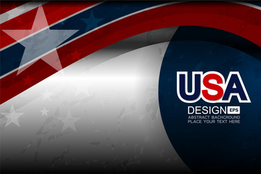 Usa background design Royalty Free Vector Image