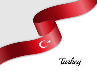 Turkish Flag Ribbon Vector Images (over 570)