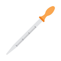 Chemistry laboratory dropper Royalty Free Vector Image
