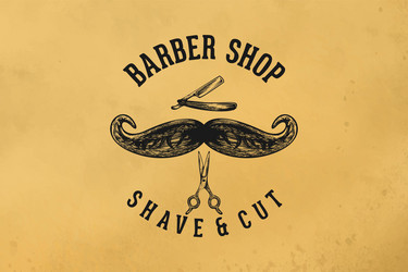 Barber Logo Razor Blade Vector Images (over 1,800)