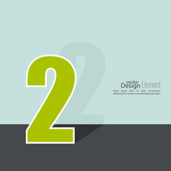 Number 2 Green Vector Images (over 2,600)