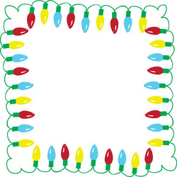 Christmas Light Border Clipart