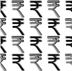 Indian rupee symbol pattern seamless Royalty Free Vector
