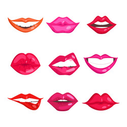 Woman lips Royalty Free Vector Image - VectorStock