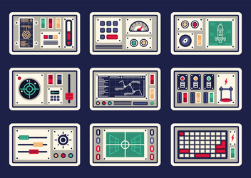 Rocket Ship Control Panel