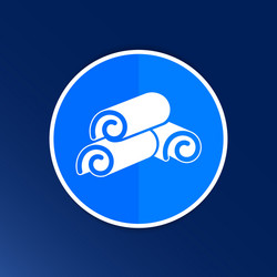 Cinnamon sticks logo closeup heap tree art Vector Image