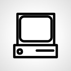 Old Computer Desktop Vector Images (over 1,300)