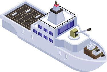 Navy destroyer Royalty Free Vector Image - VectorStock