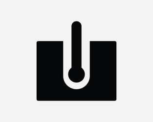 Deep borehole icon drill well drilling bore hole Vector Image