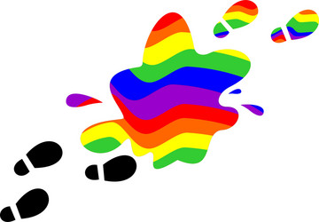 Feet Rainbow Foot Vector Images (52)