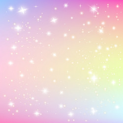 Rainbow princess background soft pink backdrop Vector Image